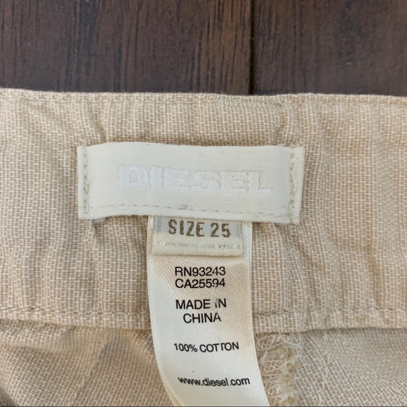 Diesel | Pants & Jumpsuits | Cream Diesel Chino Pants | Poshmark